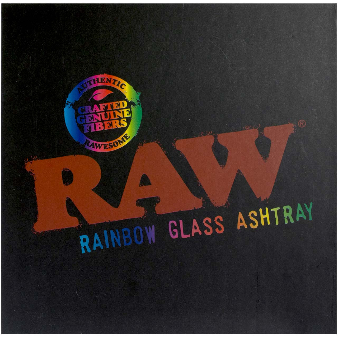 Raw Rainbow Glass Ashtray Waterbeds N Stuff