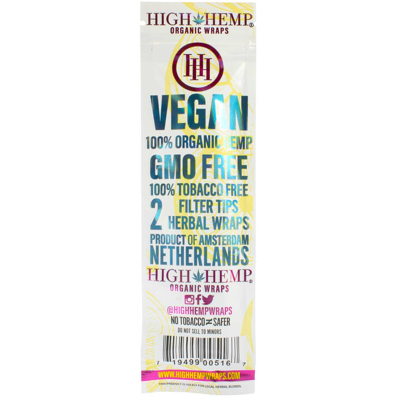 High Hemp Organic Wraps - Hydro Lemonade | Waterbeds 'n' Stuff