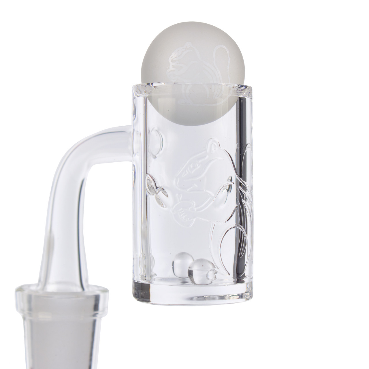 Bear Quartz x Wild Life Arc Dab Rig - Green | High Quality Dab Rig