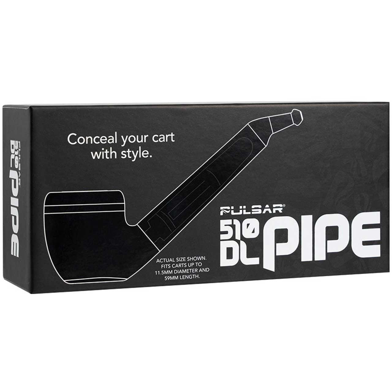 Pulsar 510 DL Pipe Shaped Vape - Black | Pipe Shaped Vaporizer Battery