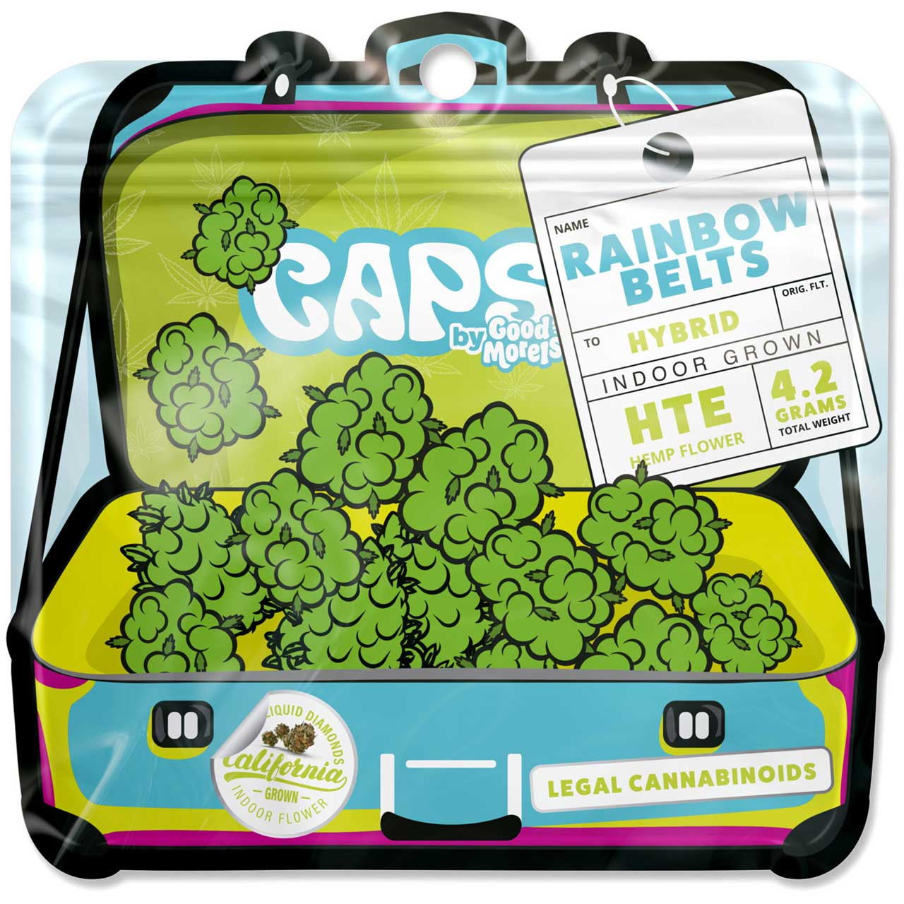 CAPS 4.2 grams HTE Hemp Flower - Hybrid Strains | Waterbeds 'n' Stuff