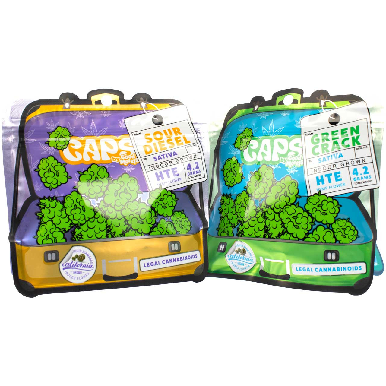 CAPS 4.2 grams HTE Hemp Flower - Sativa Strains | Waterbeds 'n' Stuff