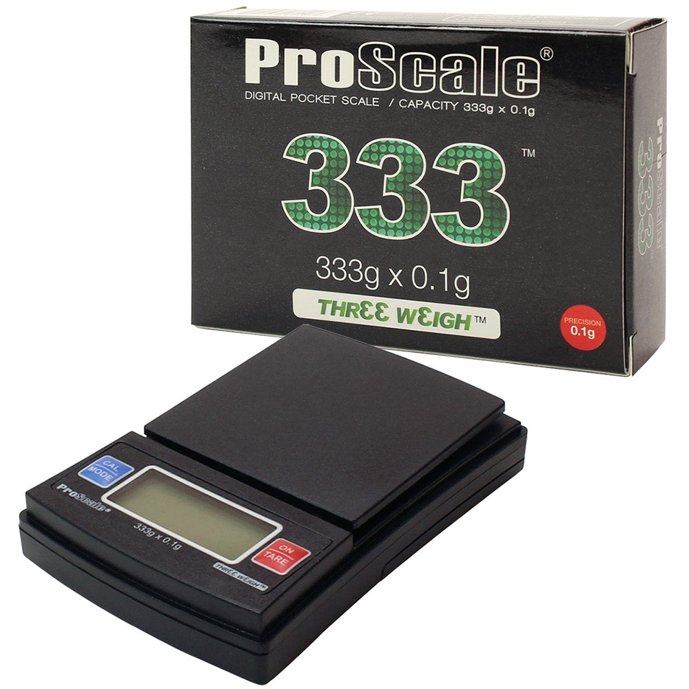 ProScale 333 Three Weigh Scale | 333g Capacity Pocket Scale