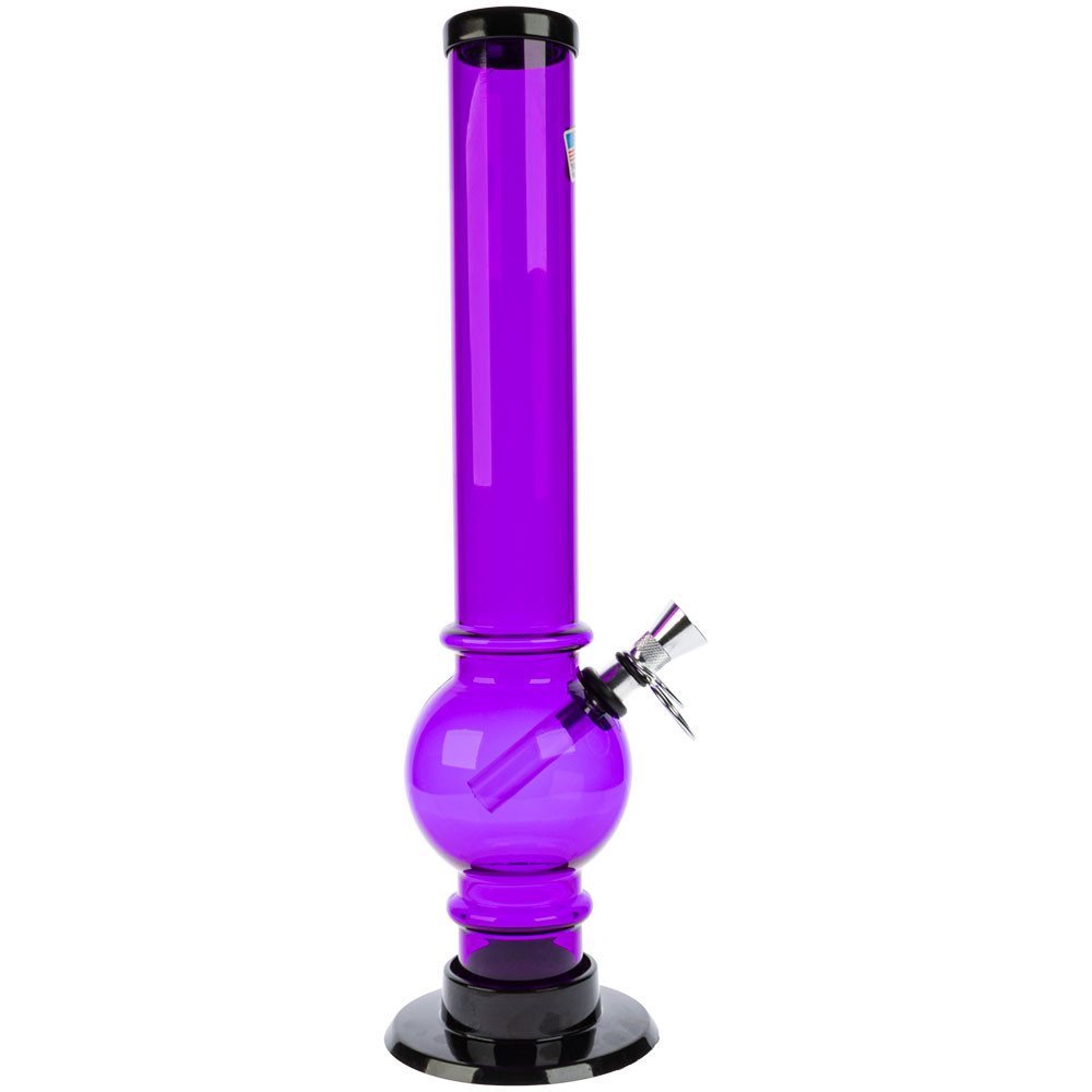 JM Enterprises 12" Skinny Acrylic Bubble Bong | Porbatle Affordable ...