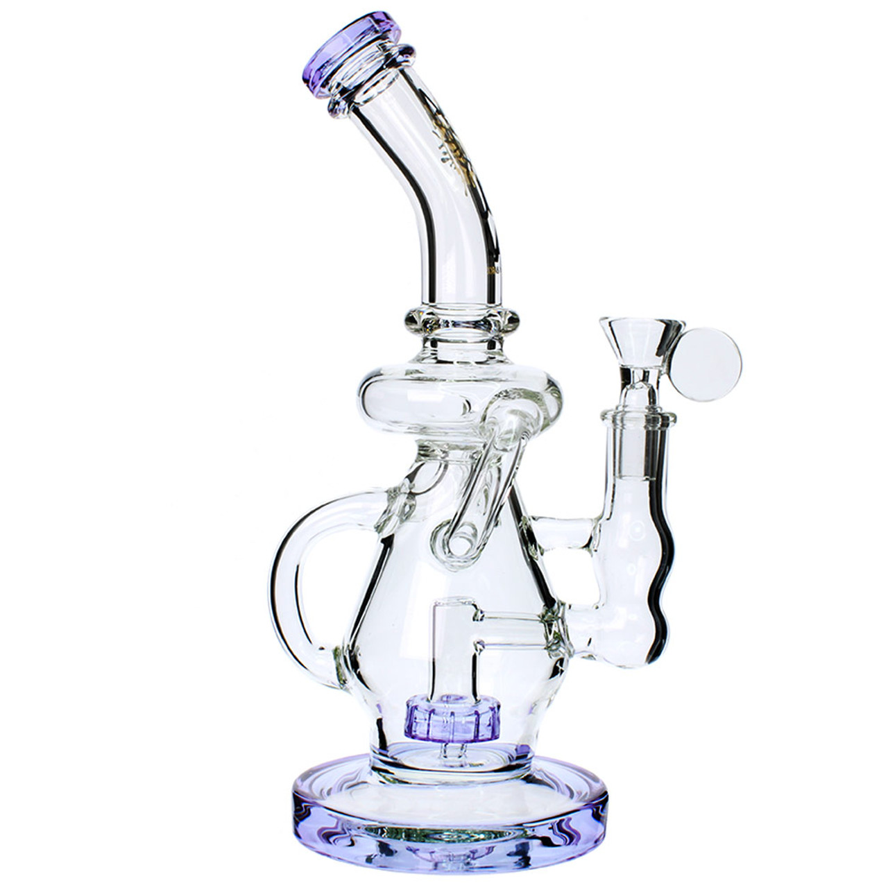 Aqua Works 10 Dual Uptake Recycler Glass Dab Rig Bong