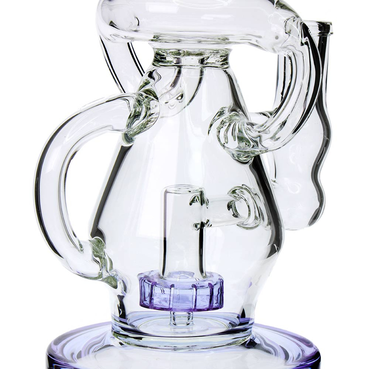 Aqua Works 10 Dual Uptake Recycler Glass Dab Rig Bong