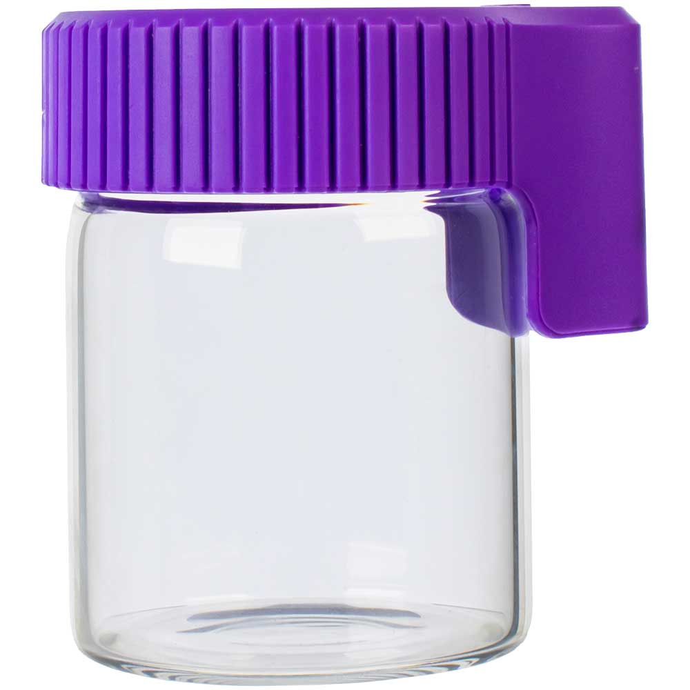 Cookies LED Lit Airtight Mag Jar, Purple | Weed Container