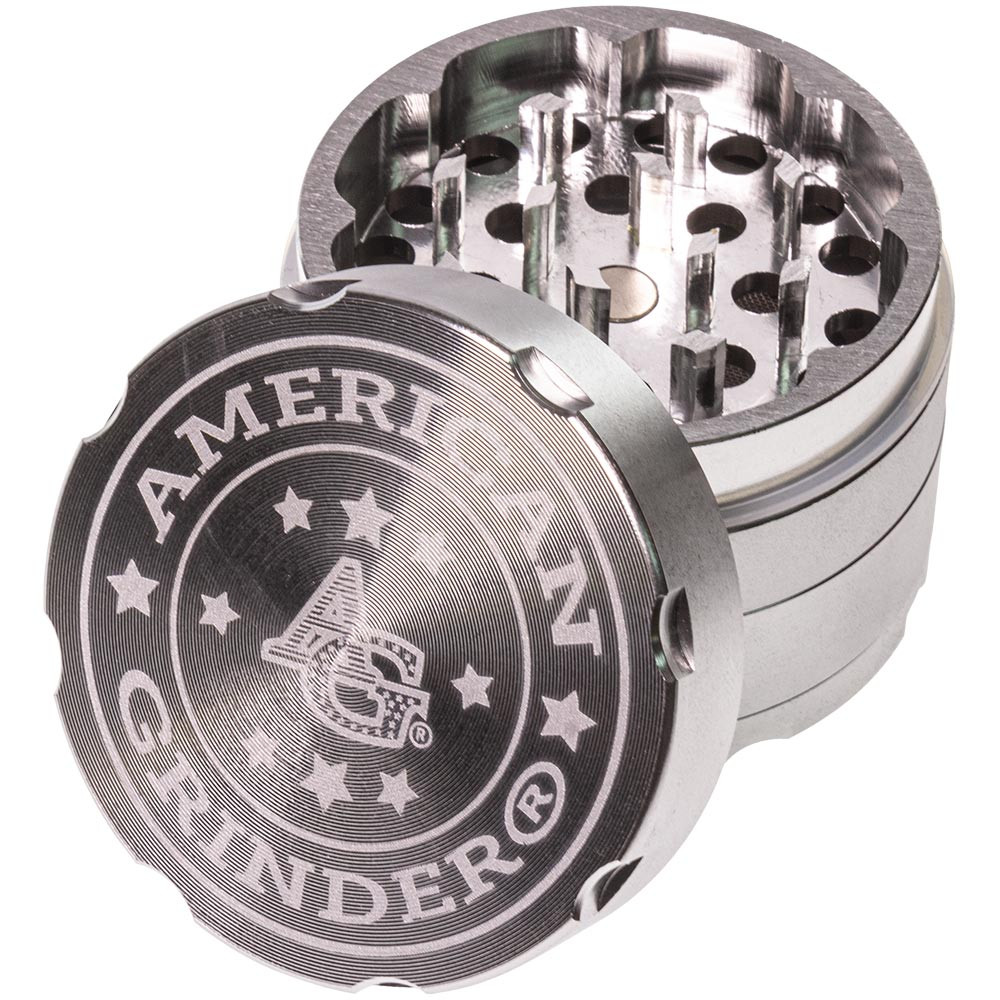 American Grinder 50mm 2 Part Grinder | Portable Herb Grinder