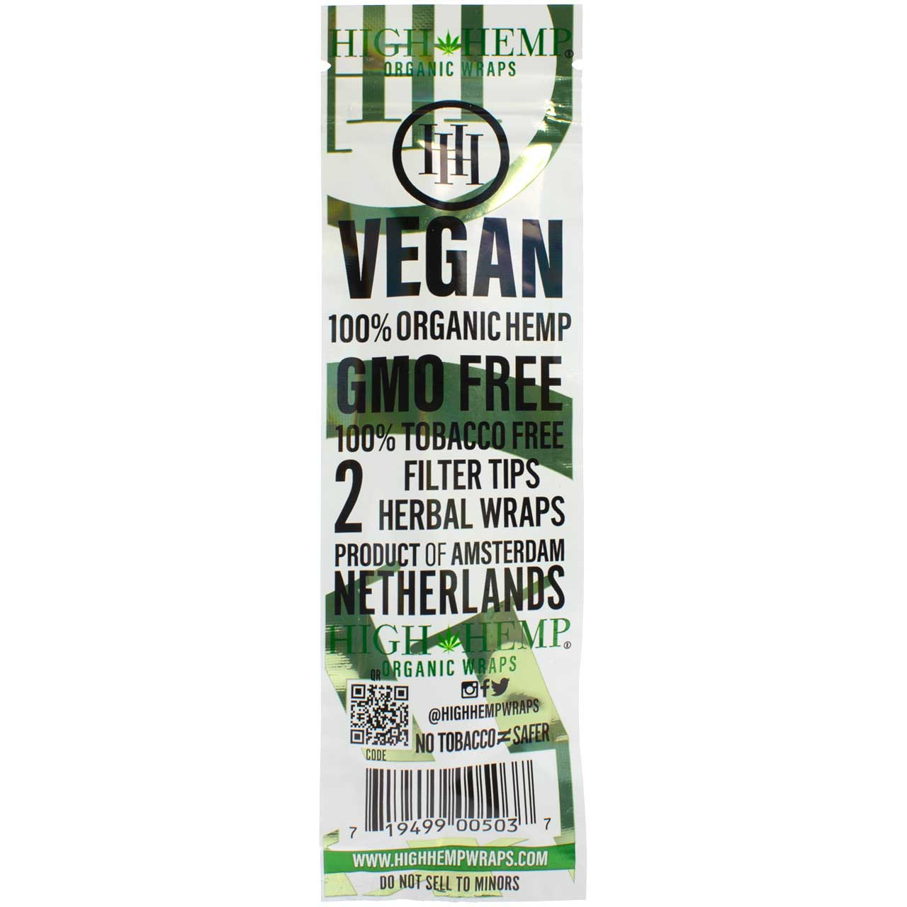 High Hemp Organic Wraps - Fuzzy Peach | Waterbeds 'n' Stuff