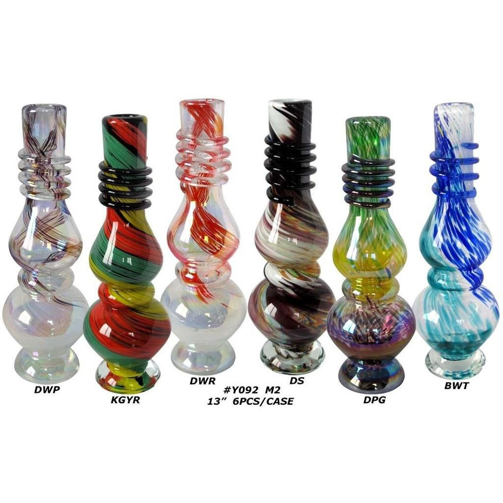 Attaglass 6" Small Glitter Bubble Bong | Soft Glass Pipe