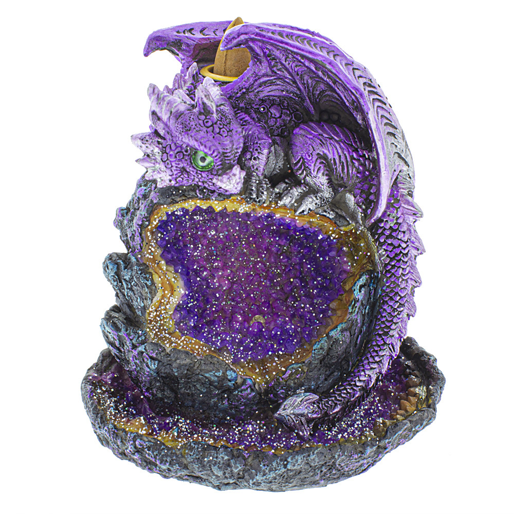 Skull and Bones Crystal Geode Backflow Burner