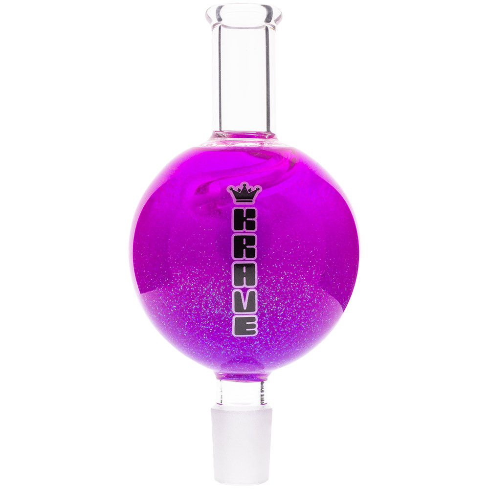 Krave 10" Freezer Glitter Ball Beaker Bong, Assorted Colors
