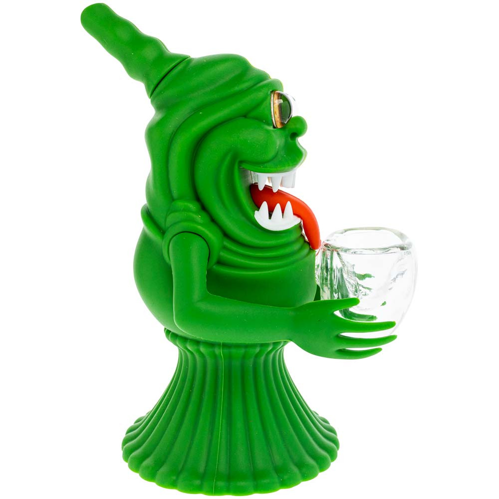 Silicone Slime Ghost 6" Bubbler Bong - Waterbeds 'n' Stuff