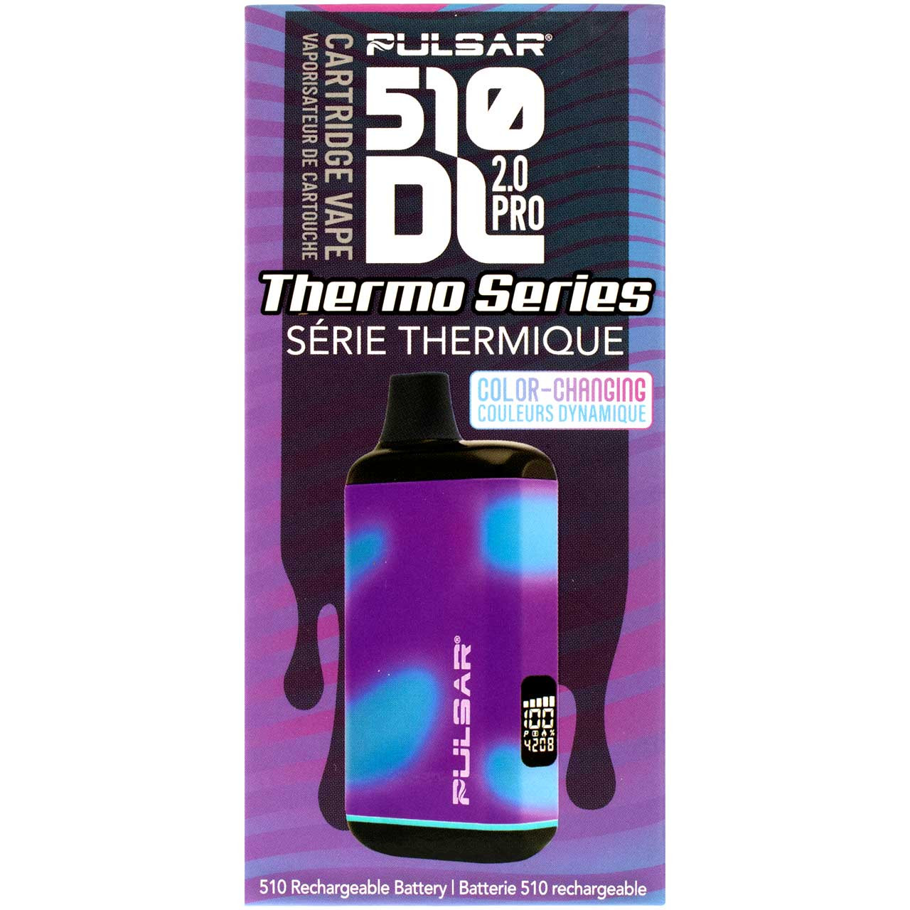 Pulsar 510 DL Pipe Shaped Vape - Thermo Crystal Ball | Waterbeds 'n' Stuff