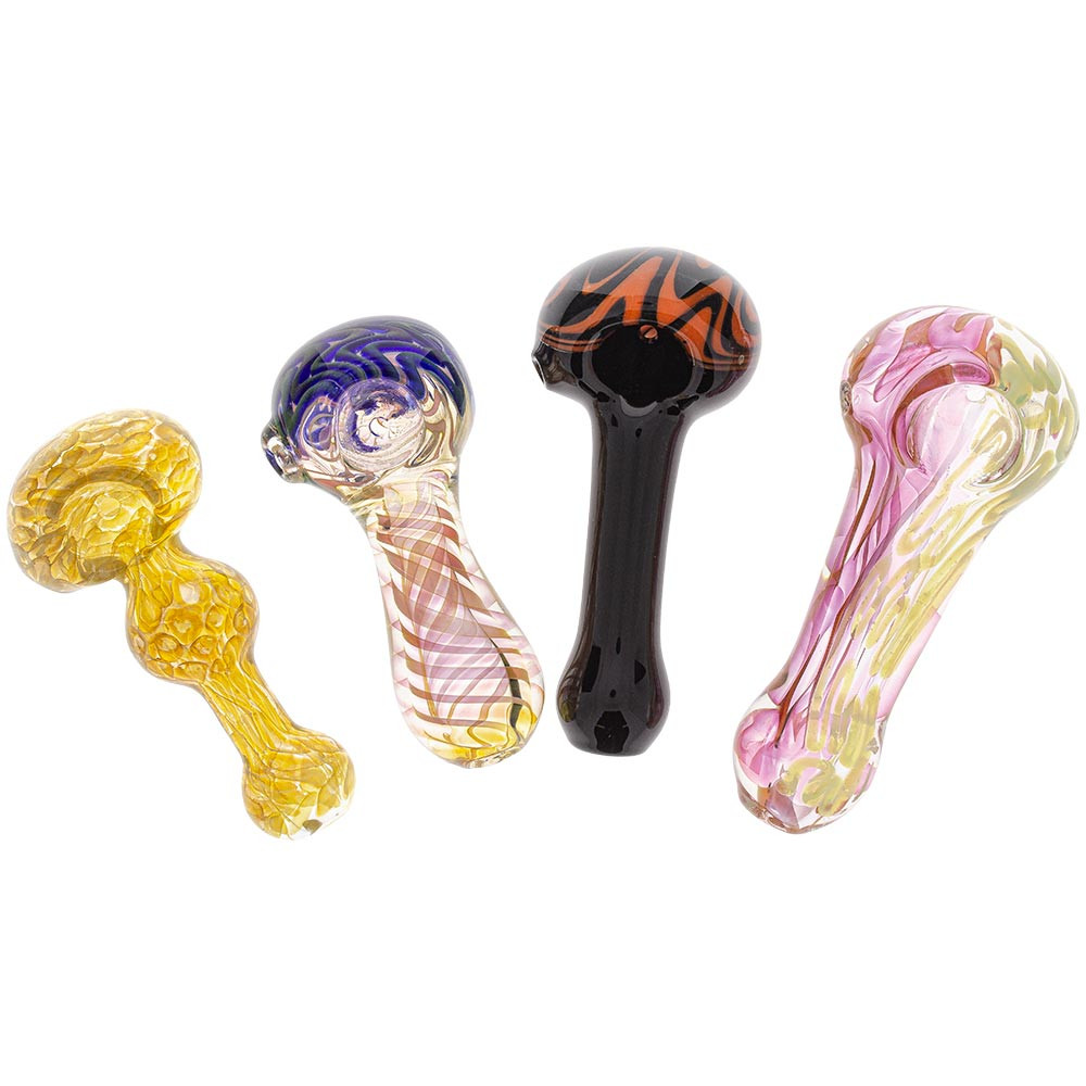 Jellyfish Glass Clear UV Spoon Pipe | UV hand pipe