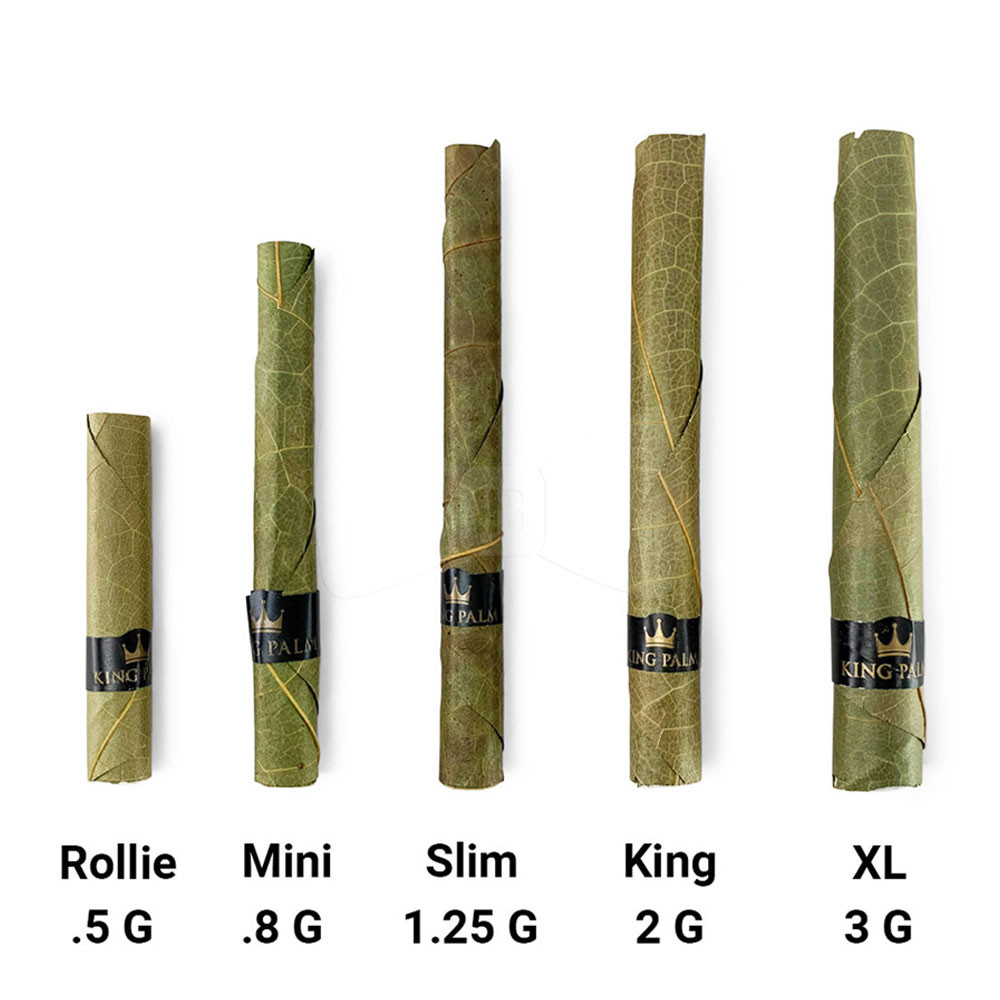 King Palm Rollies, 5 Pack | Natural Pre-Rolled Cones, .5g