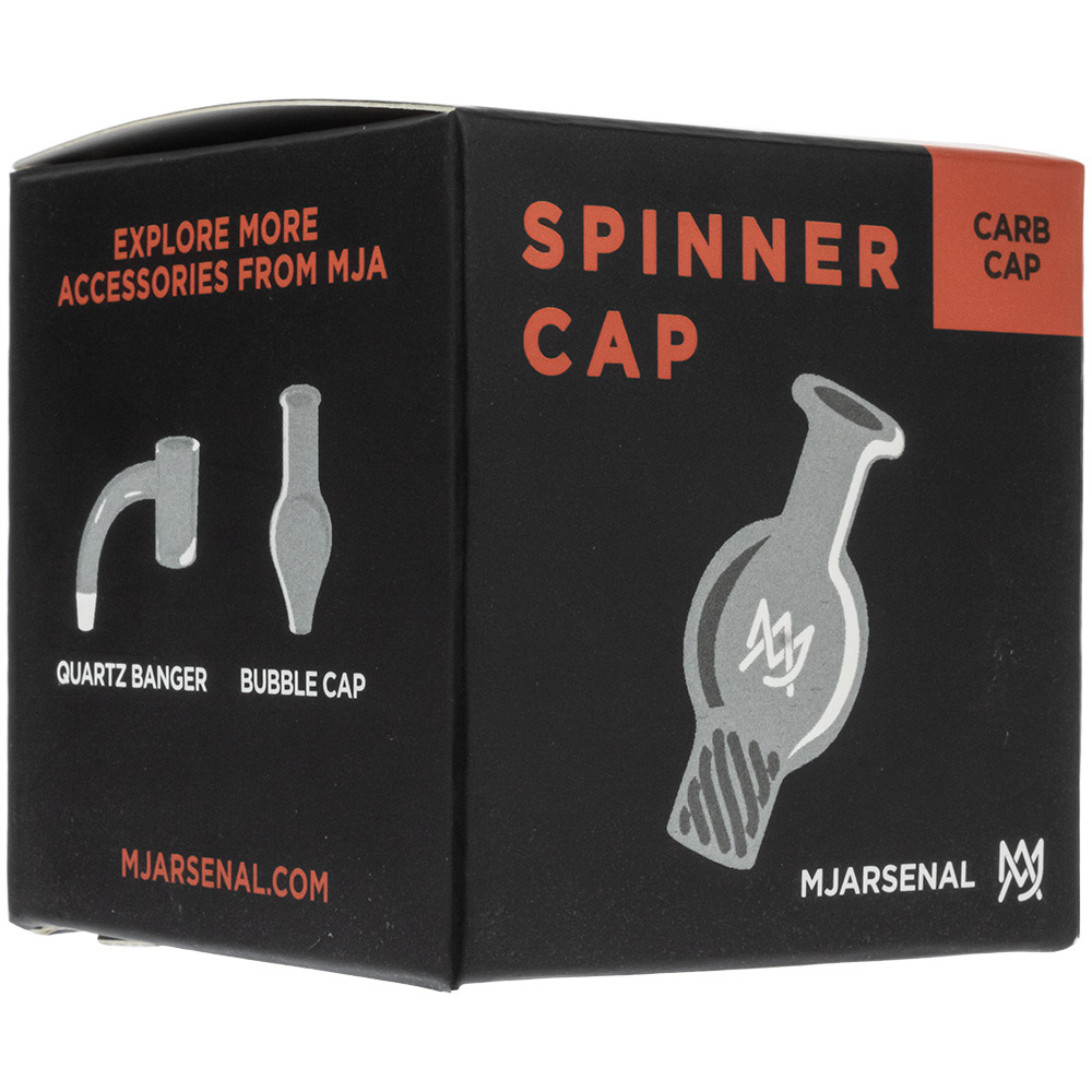 MJ Arsenal Spinner Carb Cap | Quartz Cap for Mini Bangers