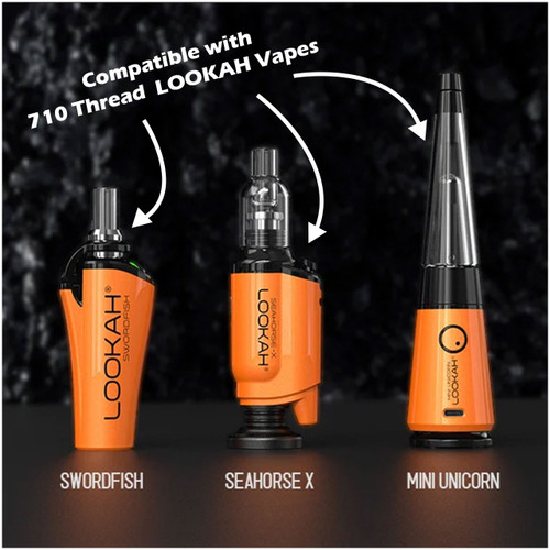 Lookah 710 Quartz Coil B: Dual Hole Quartz Coils, 5-Pack - Waterbeds 'n ...