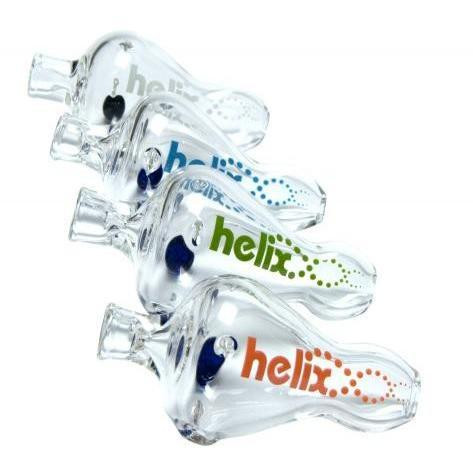 GRAV 3" Helix Chillum | Glass Helix Smoking Pipe