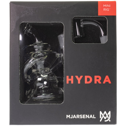MJ Arsenal Hydra Mini Dab Rig | 4" Klein Recycler Dab Rig
