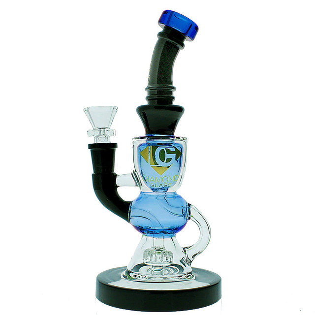 Aqua Works 10 Dual Uptake Recycler Glass Dab Rig Bong