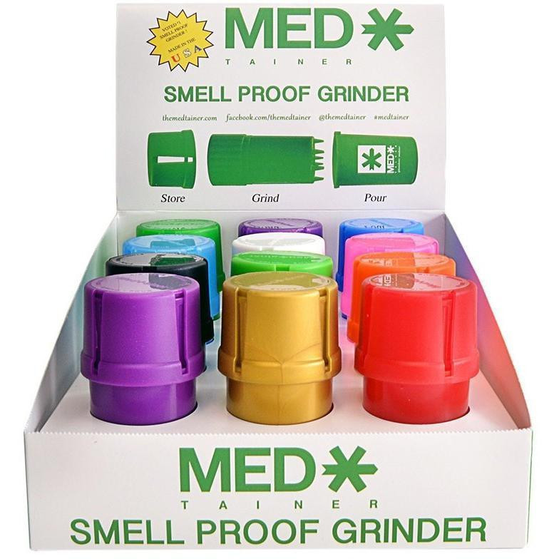 Medtainer Smell Proof Grinder Container | 2-in-1 Grinder