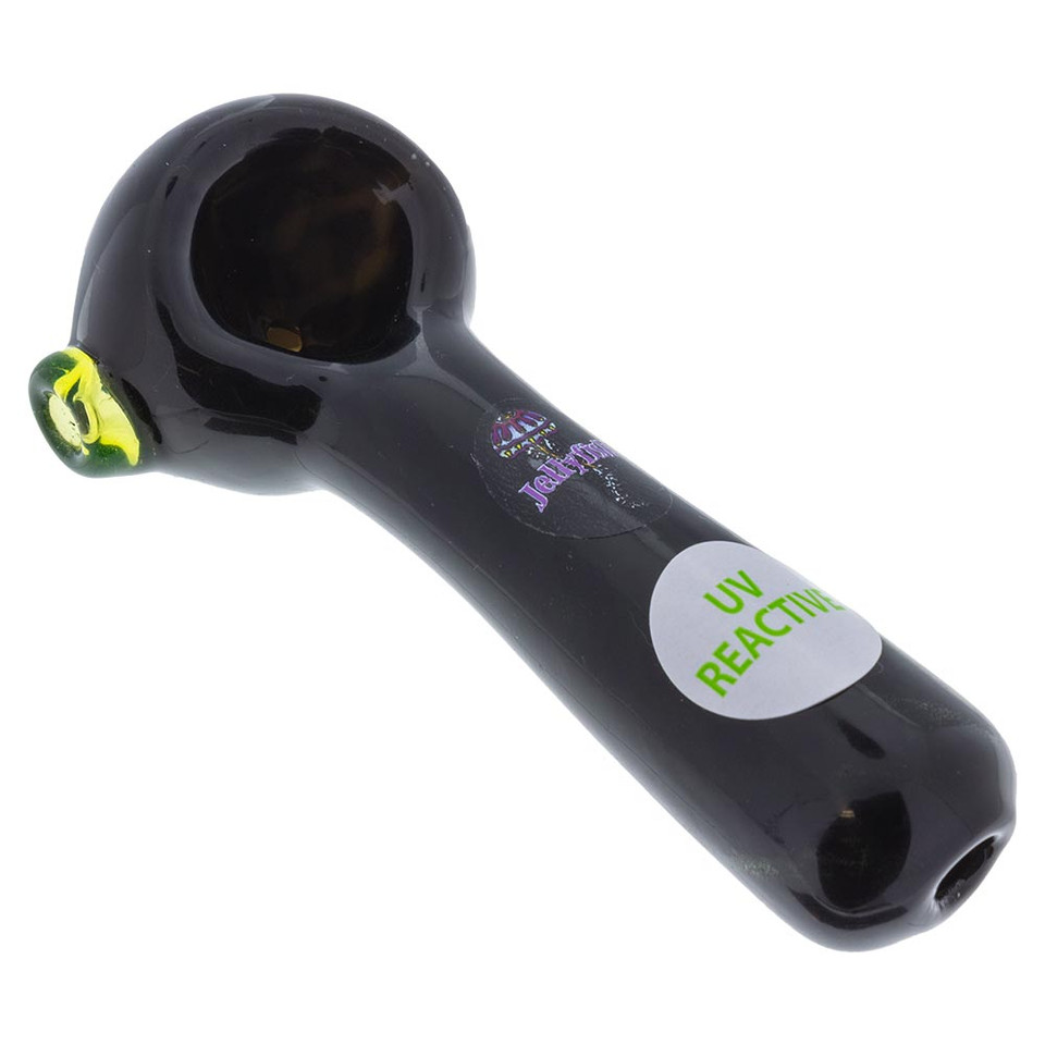 Large Skull Pipe with UV Reactive Eye | Glass Handpipe