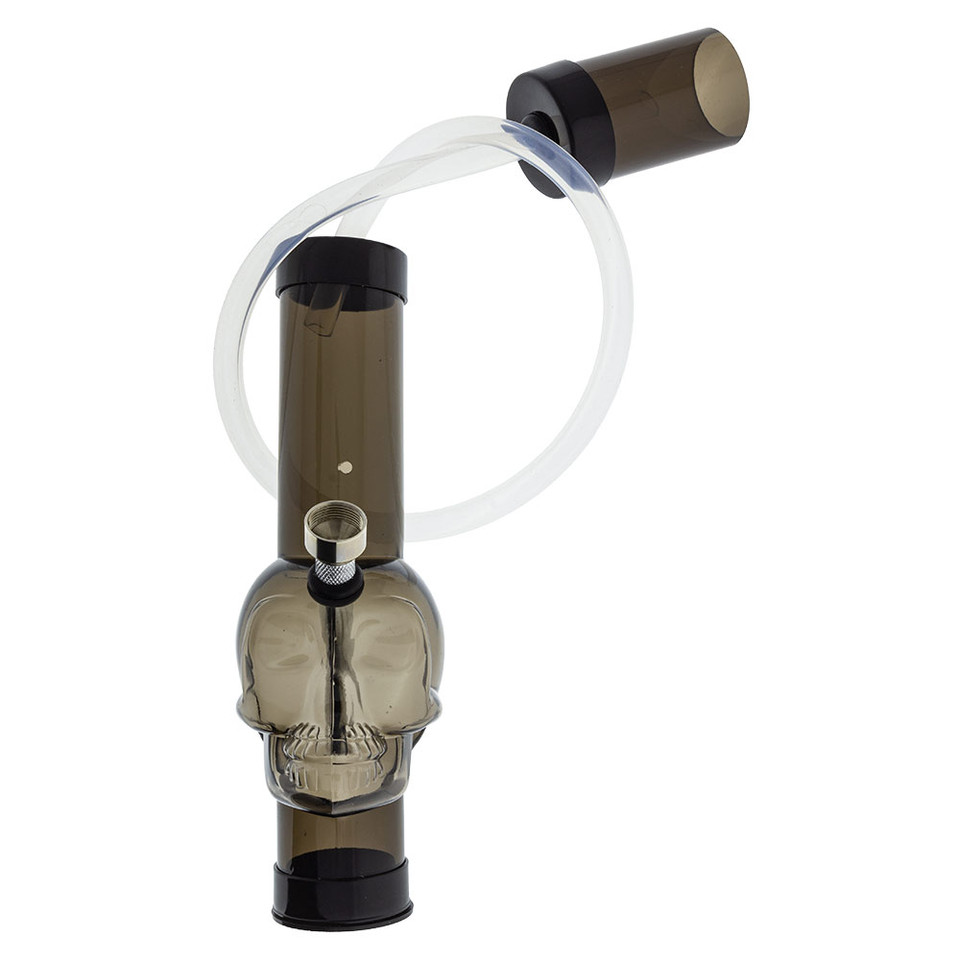 Red Skull Gas Mask with Skull Tube | Gas Mask Bong