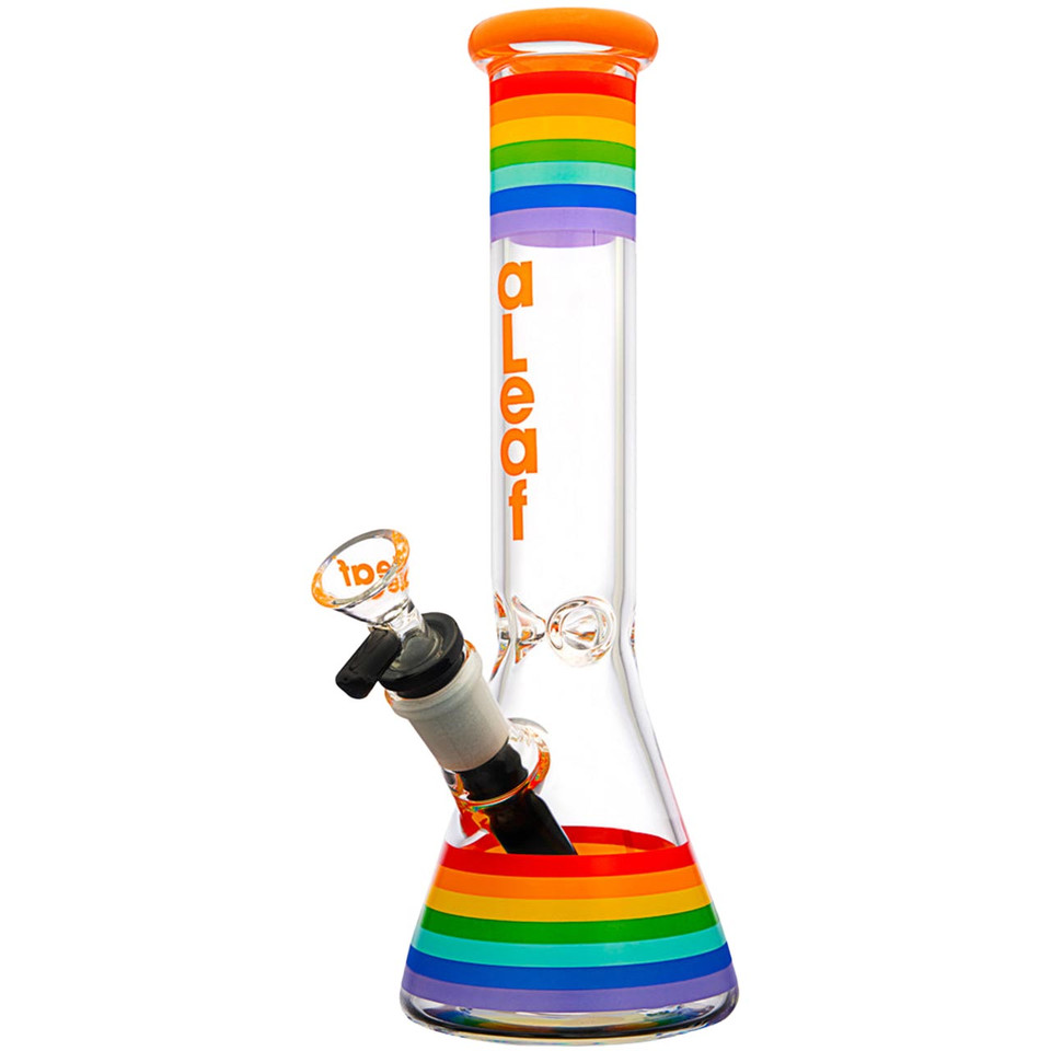aLeaf Glass 10" Pride Collection Beaker Bong | Pride Bong