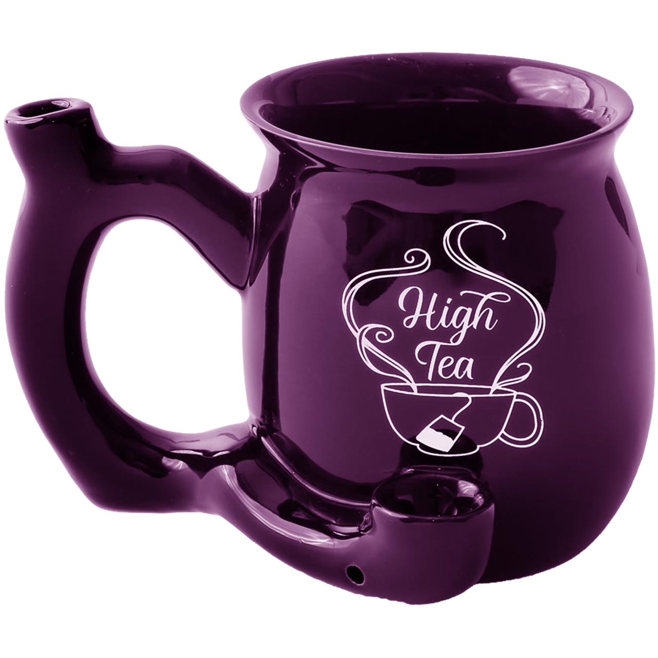 High Tea Purple Mug Pipe