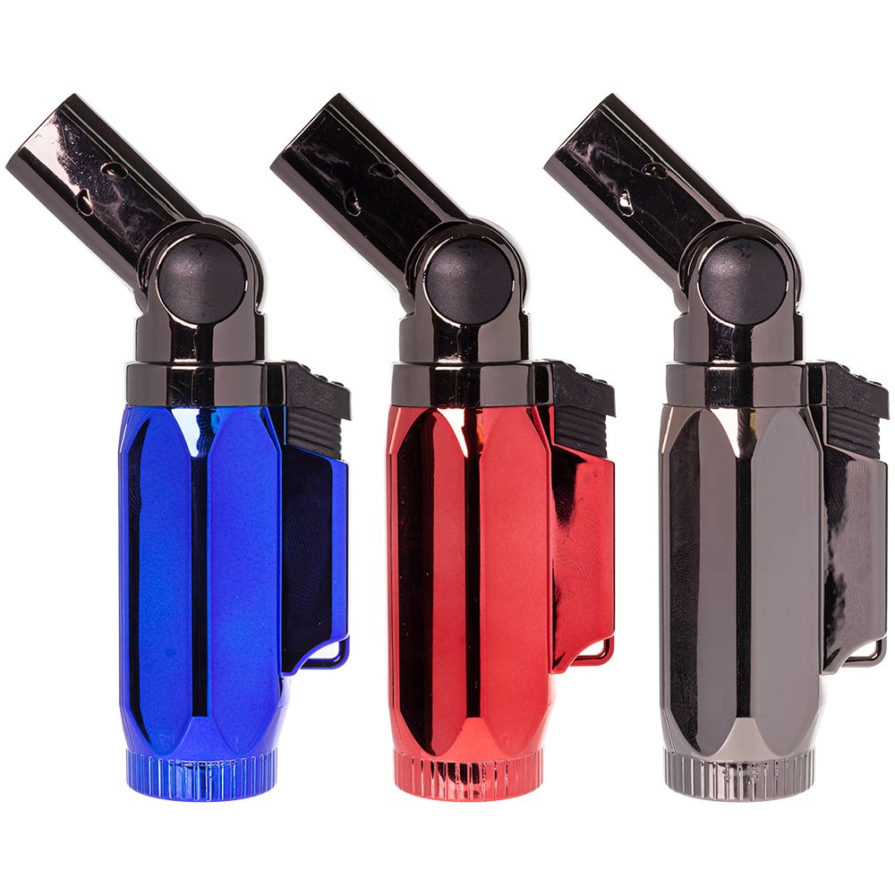 Color-Changing Torch Lighter with Adjustable Head