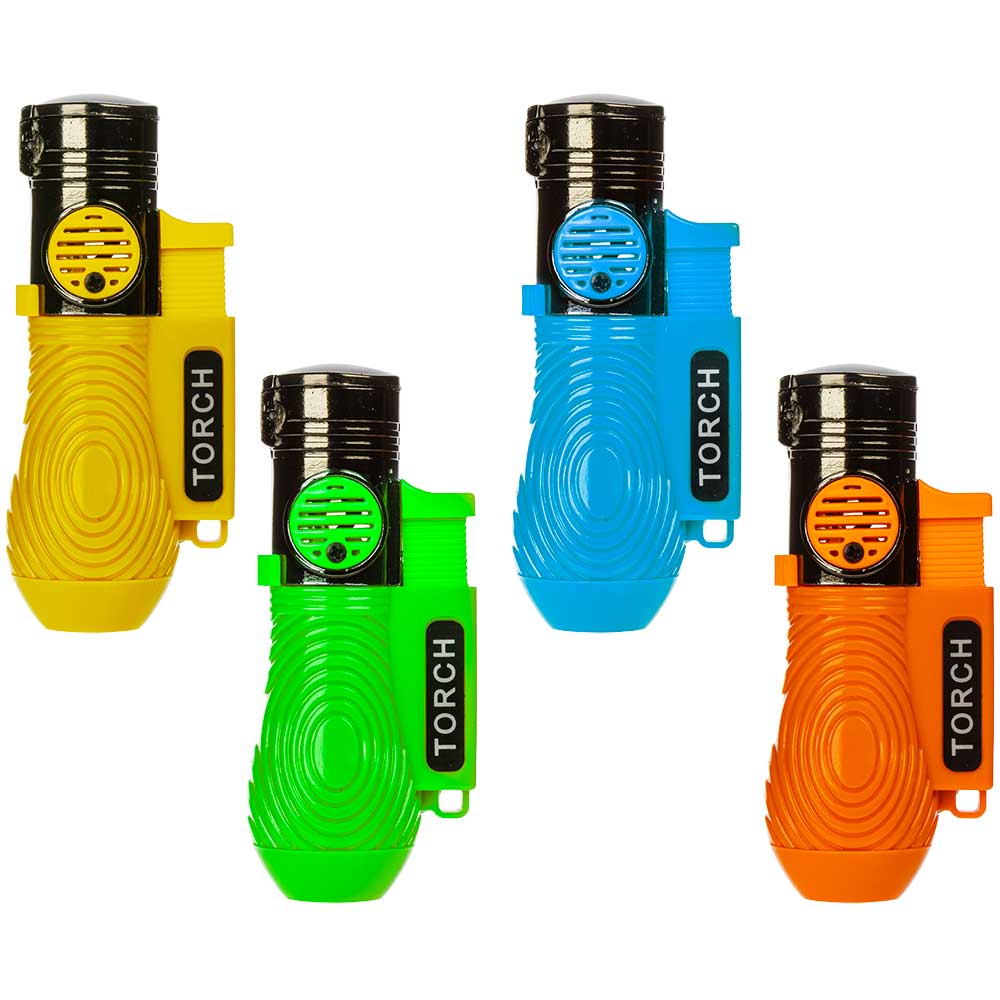 Three Flame Pocket Torch Lighter with Flip Top