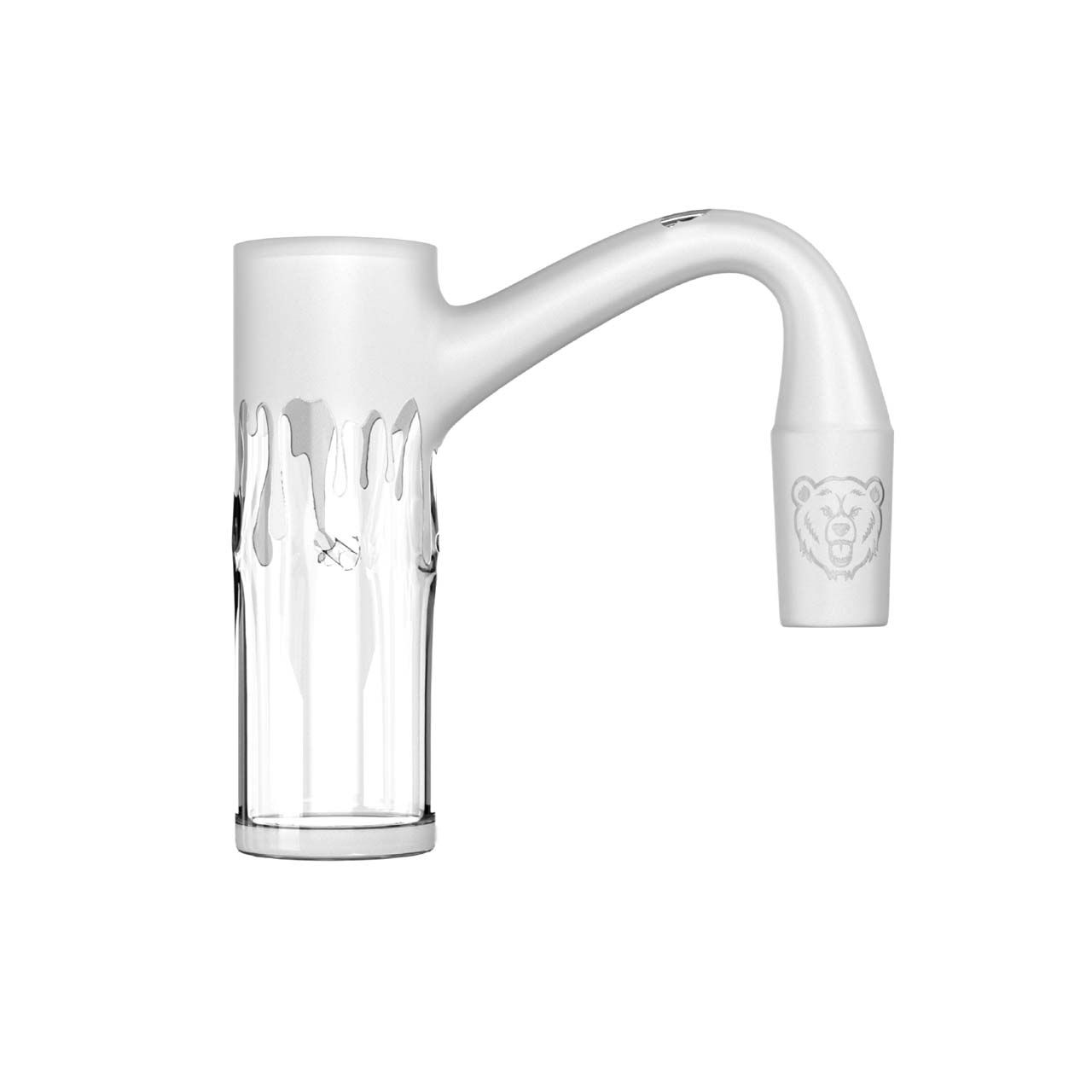 Bear Quartz Lowrider 22mm Frost, 14mm Male 90 Degree Banger with Auto ...