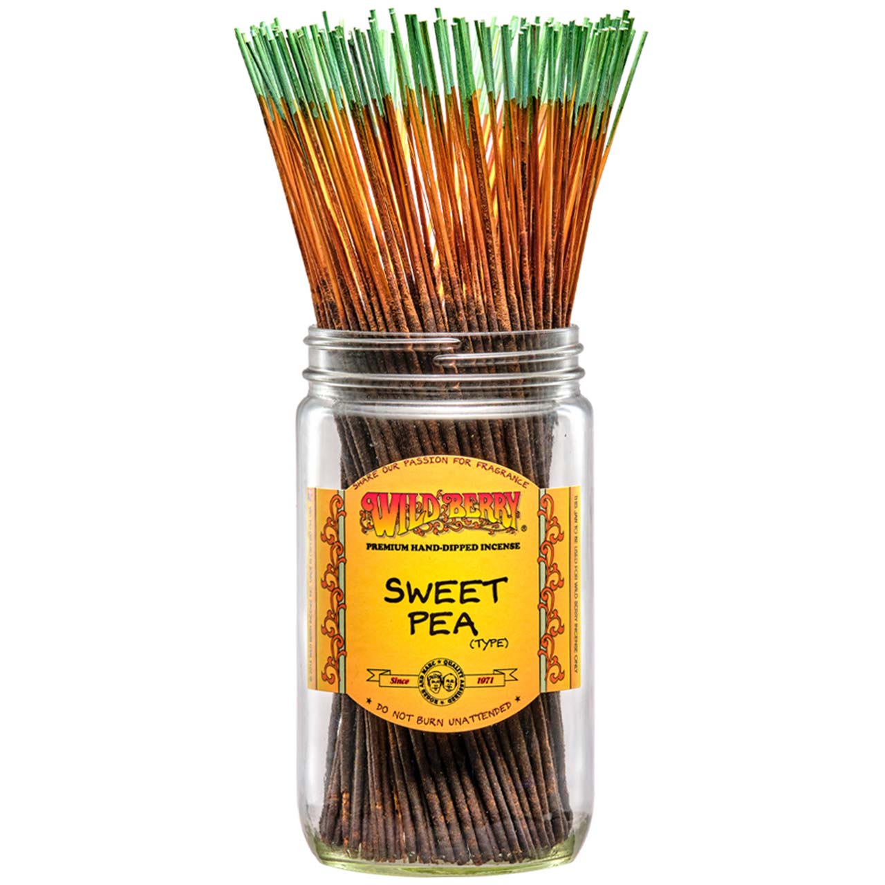 Wild Berry Traditional Incense Sticks - Sweet Pea, 100 Sticks