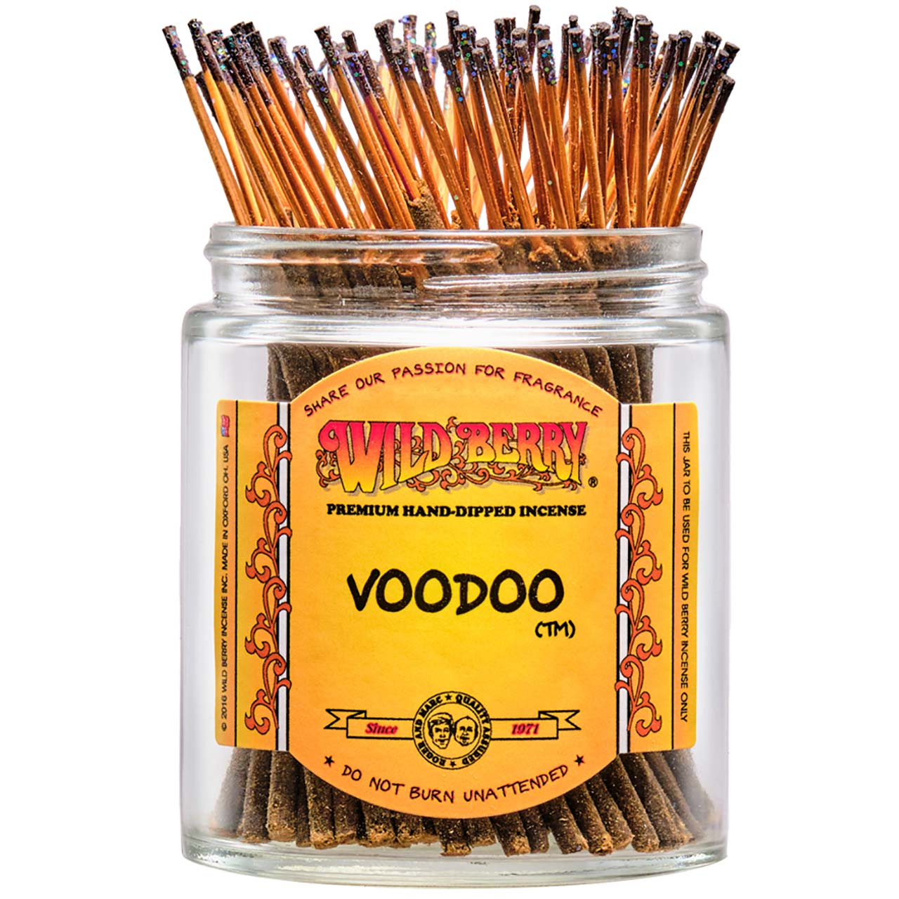 Wild Berry Shorties Incense Sticks - Voodoo, 100 Sticks