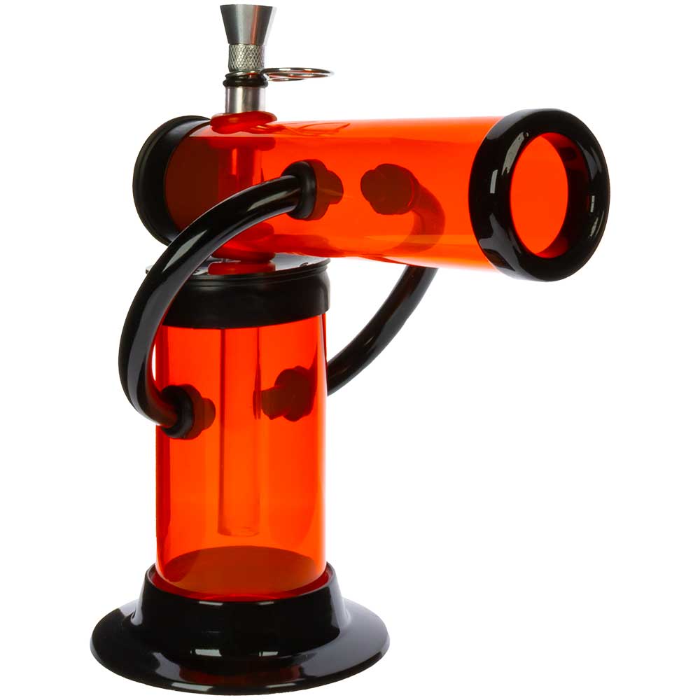 8" 90-Degree Acrylic Double Tube | Acrylic Water Tube Bong