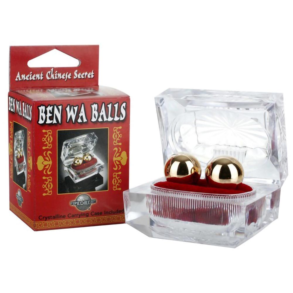 Ben Wa Balls | Pair of Pleasure Balls with Crystalline Case