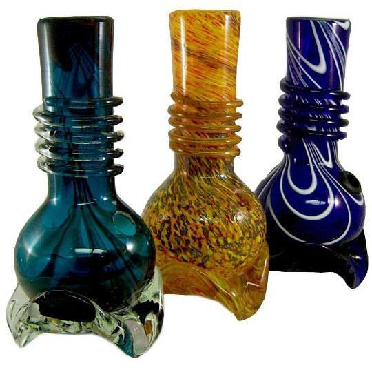 7" Tripod Bubble Bong with Wrap | Glass Water Pipe