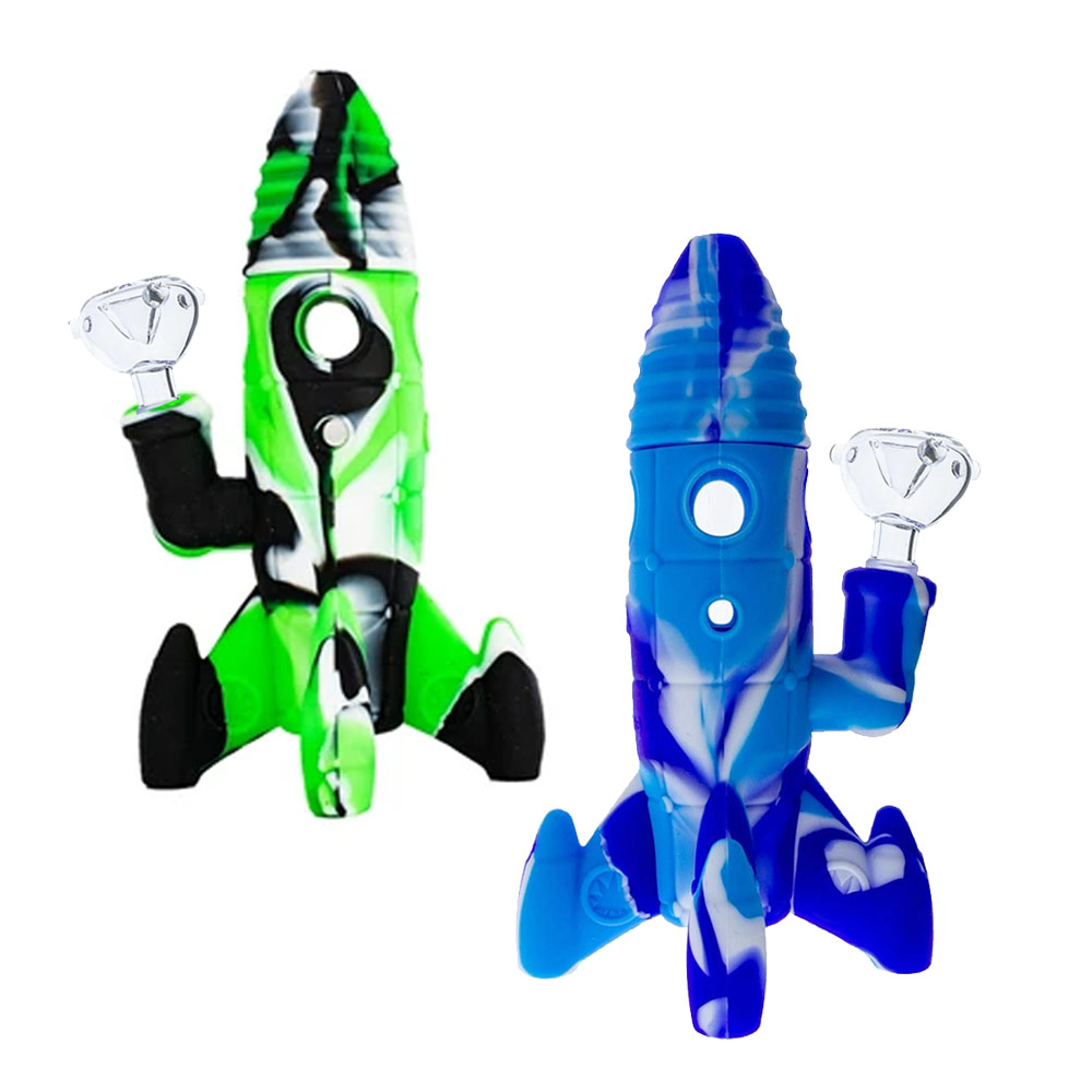 Silicone Rocket Bong | Assorted Colors | BPA Free Silicone