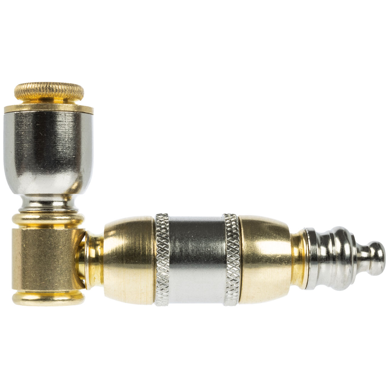 Nickel and Brass Big Bowl Metal Pipe