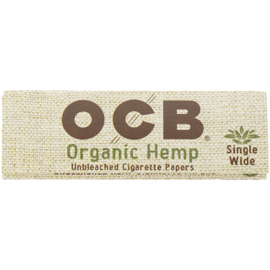 OCB Organic Hemp Rolling Papers - Single Wide | Waterbeds 'n' Stuff