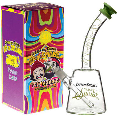 Cheech & Chong The Cheech Glass Bong - 12" Green Beaker | Waterbeds 'n ...