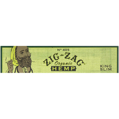 Zig-Zag Organic Hemp King Slim Rolling Papers - Waterbeds 'n' Stuff