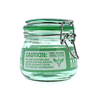 Dank Tank Airtight Glass Stash Jar - Medical Marijuana, Large ...