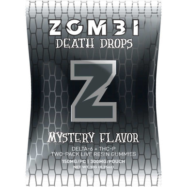 Zombi Death Drops – Mystery Flavor THC Gummies 2-Pack | 300mg Delta-6 ...
