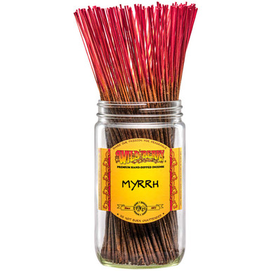 Wild Berry Traditional Incense Sticks - Myrrh, 100 Sticks