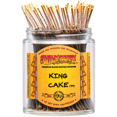 Wild Berry Shorties Incense Sticks - King Cake, 100 Sticks