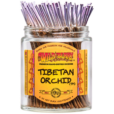 Wild Berry Shorties Incense Sticks - Tibetan Orchid, 100 Sticks