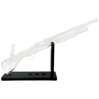 27" Shotgun Bong - Clear - Life-Size Shotgun Bong | Waterbeds 'n' Stuff