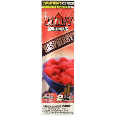 Juicy Double Wraps – Raspberry | 2 Flavored Blunt Wraps